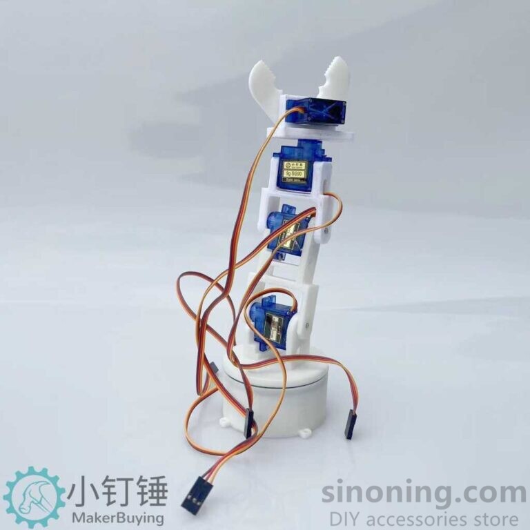 5dof five degree of freedom 3D printing robotic arm gripper sg90 servo ...