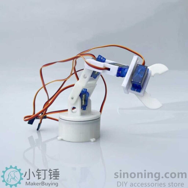 5dof five degree of freedom 3D printing robotic arm gripper sg90 servo ...