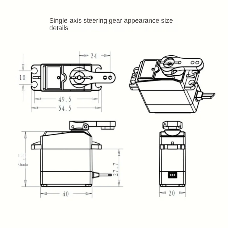 6 DOF DIY Robot Manipulator Metal Alloy Mechanical Arm Clamp Claw Kit ...