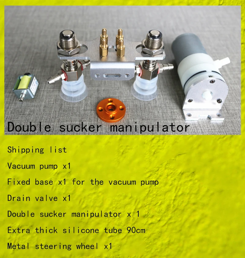 7 Dof Manipulator Robot Arm with Large Suction Air Pump for Arduino ...