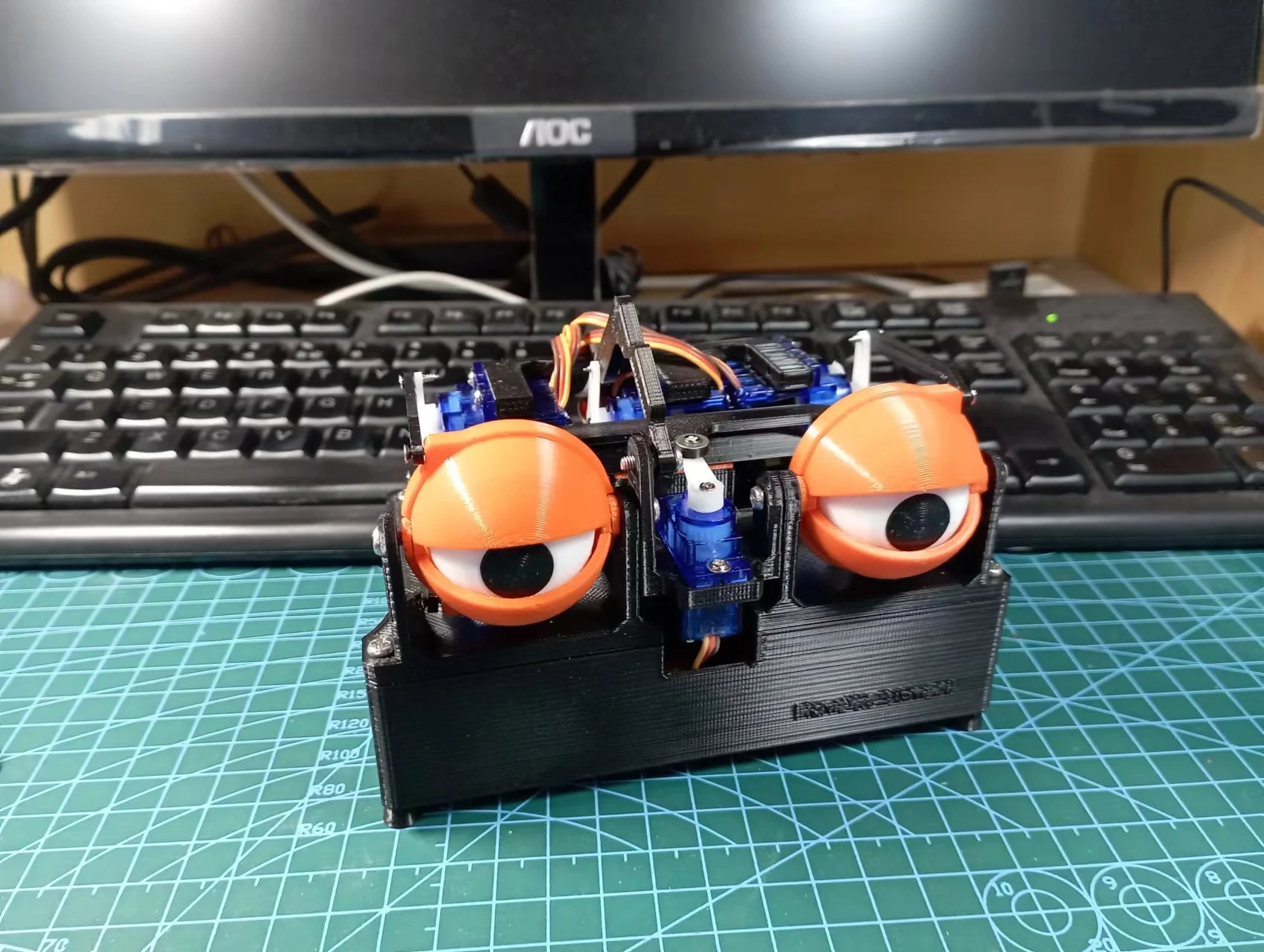 Sg90 One Eyedbinocular Robotic Bionic Eye For Arduino Robot Kit With Esp8266 Webapp Control 3d