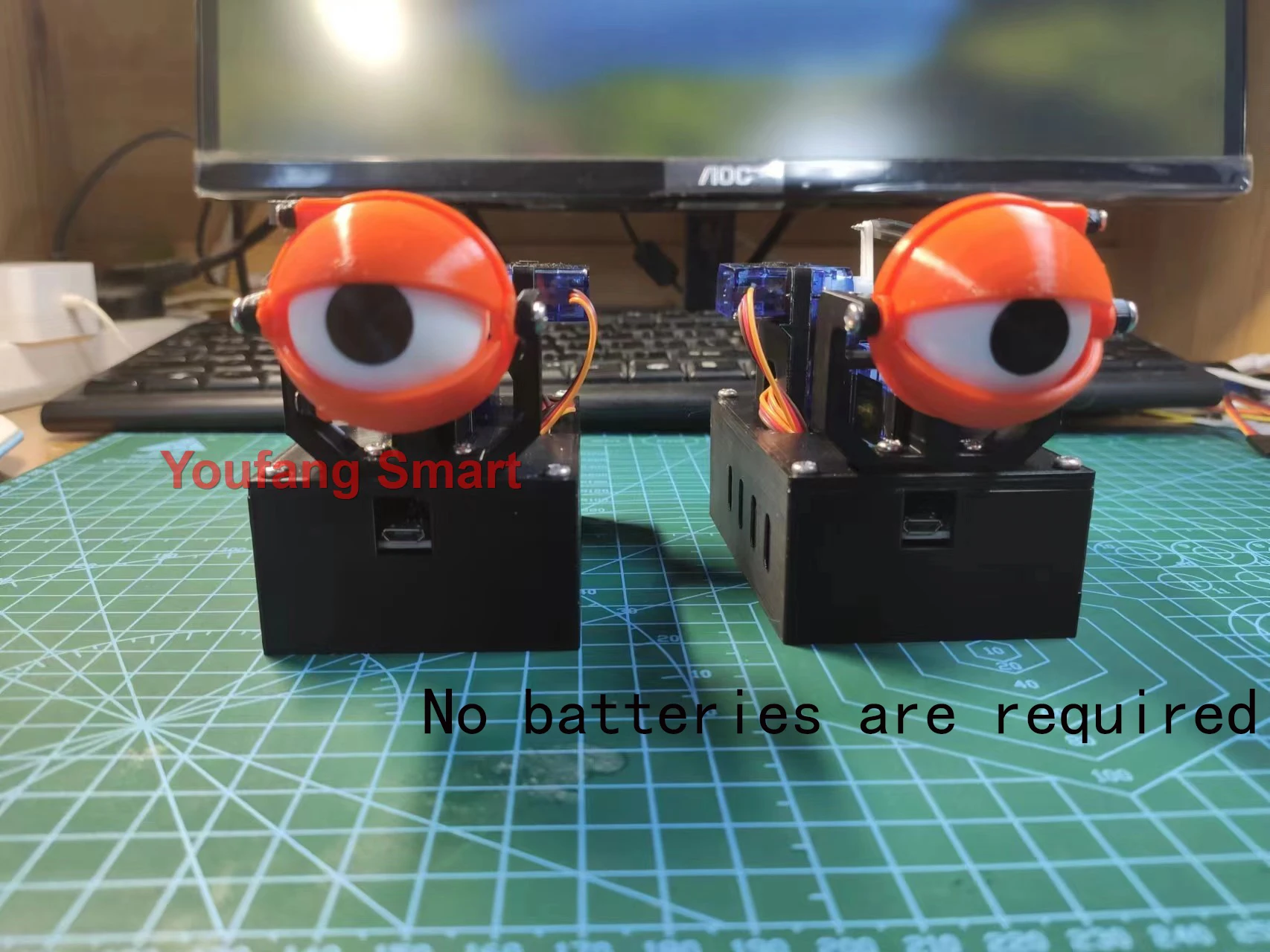 Sg90 One Eyedbinocular Robotic Bionic Eye For Arduino Robot Kit With Esp8266 Webapp Control 3d