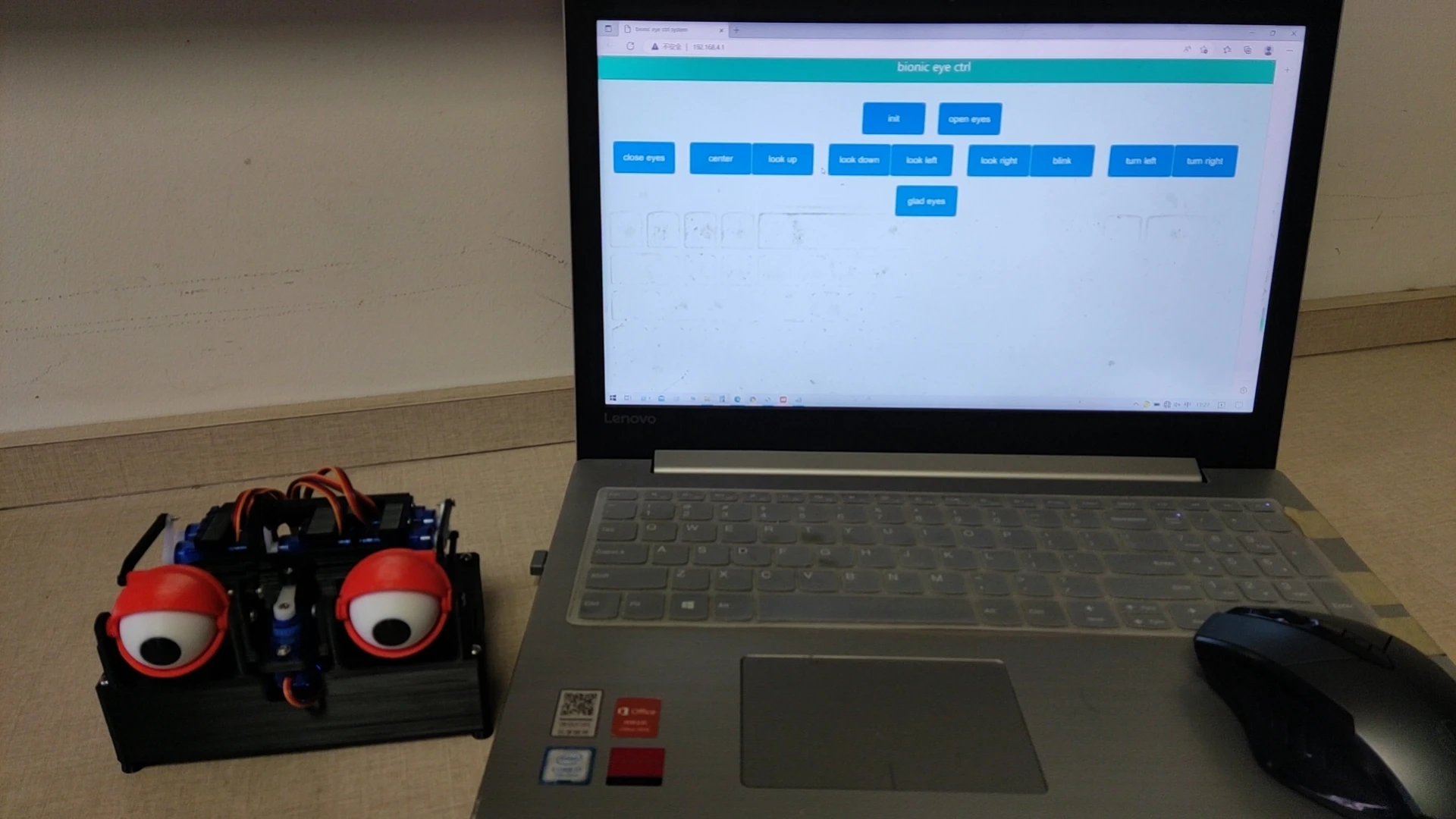 SG90 One-eyed/Binocular Robotic Bionic Eye for Arduino Robot Kit With ESP8266 Web/APP Control 3D ...