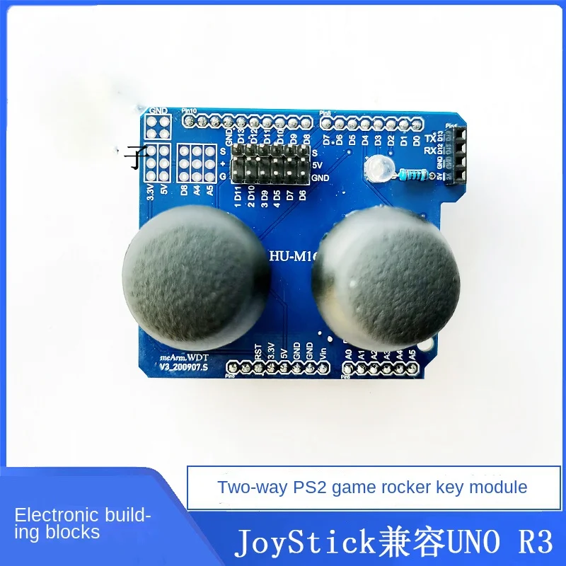 Electronic Building Blocks Dual Ps2 Game Joystick Button Module Joystick For Arduino Uno Robotic