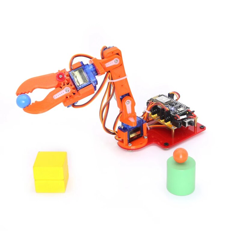 Robotic Arm DIY Kit for Arduino 5-Axis robot SG90 servo DIY parts ...