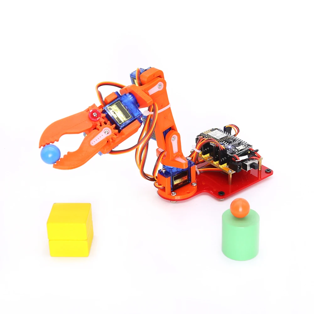 Robotic Arm DIY Kit for Arduino 5-Axis robot SG90 servo DIY parts ...