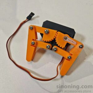 Desktop robotic arm gripper two finger fixture robot compatible with sg90 servo gripper SNM5 ...